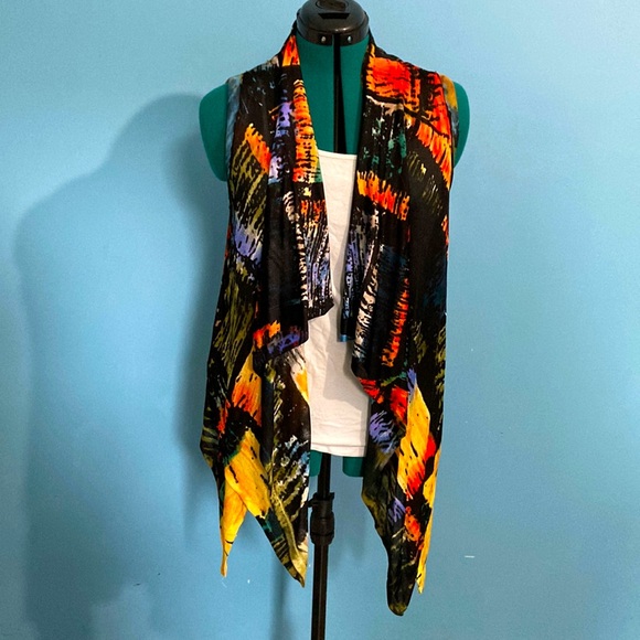 Adore | Sweaters | Adore Cardigan Vest Wearable Art | Poshmark